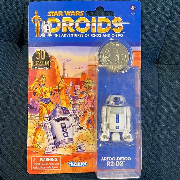 Star Wars | Toys | Star Wars Droids The Adventures Of R2d2 And C3po R2d2 Figure And Coin | Poshmark
